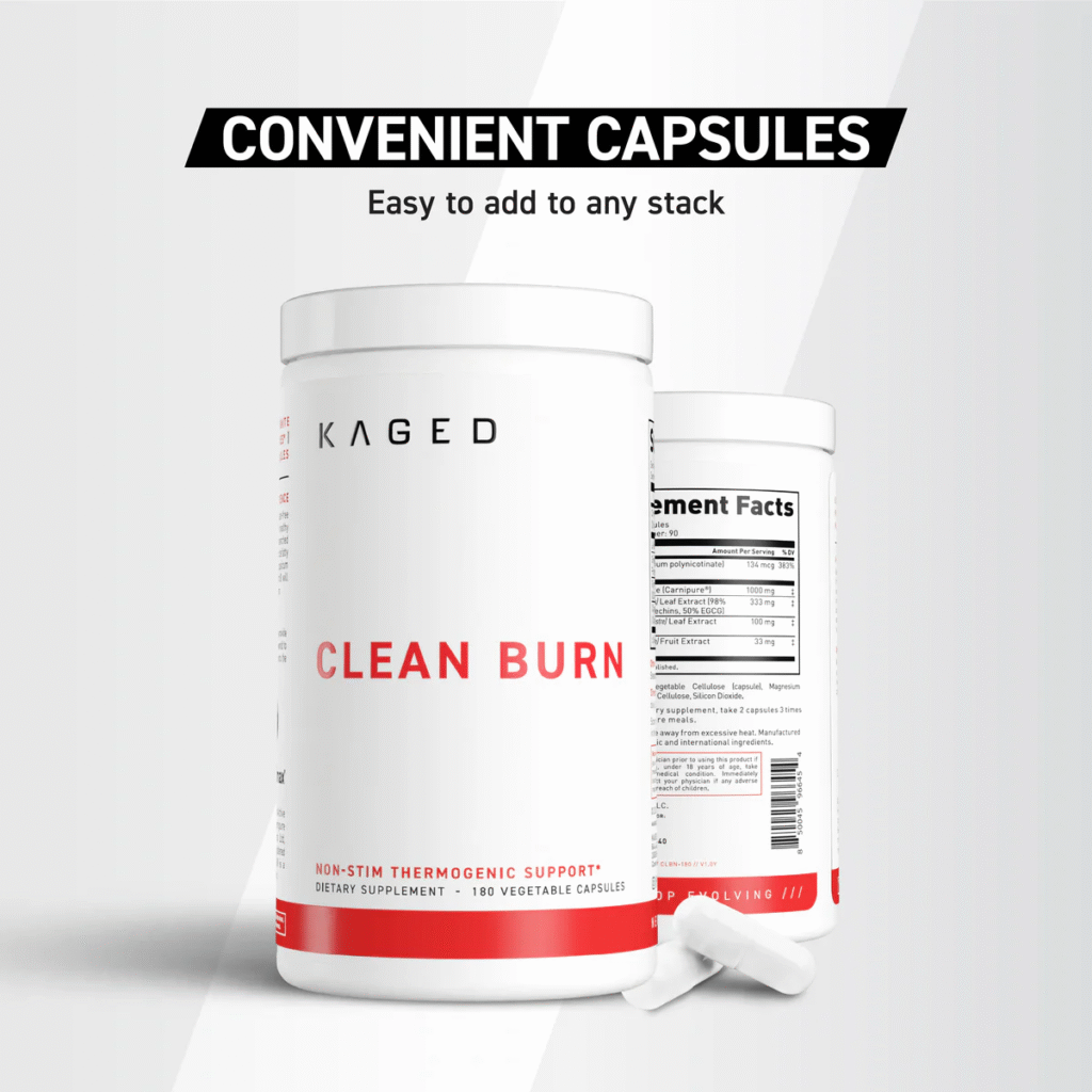 Clean Burn 180 Cap - Kaged India